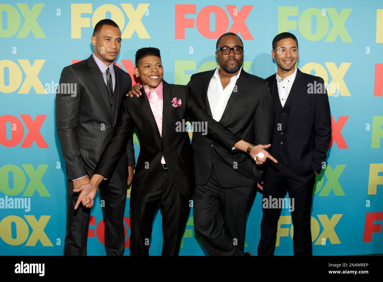 From left, actors Trai Byers and Bryshere Gray, director Lee Daniels ...