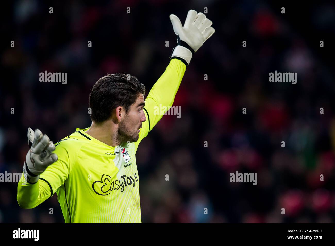 EINDHOVEN - FC Emmen goalkeeper Mickey van der Hart during the round of ...