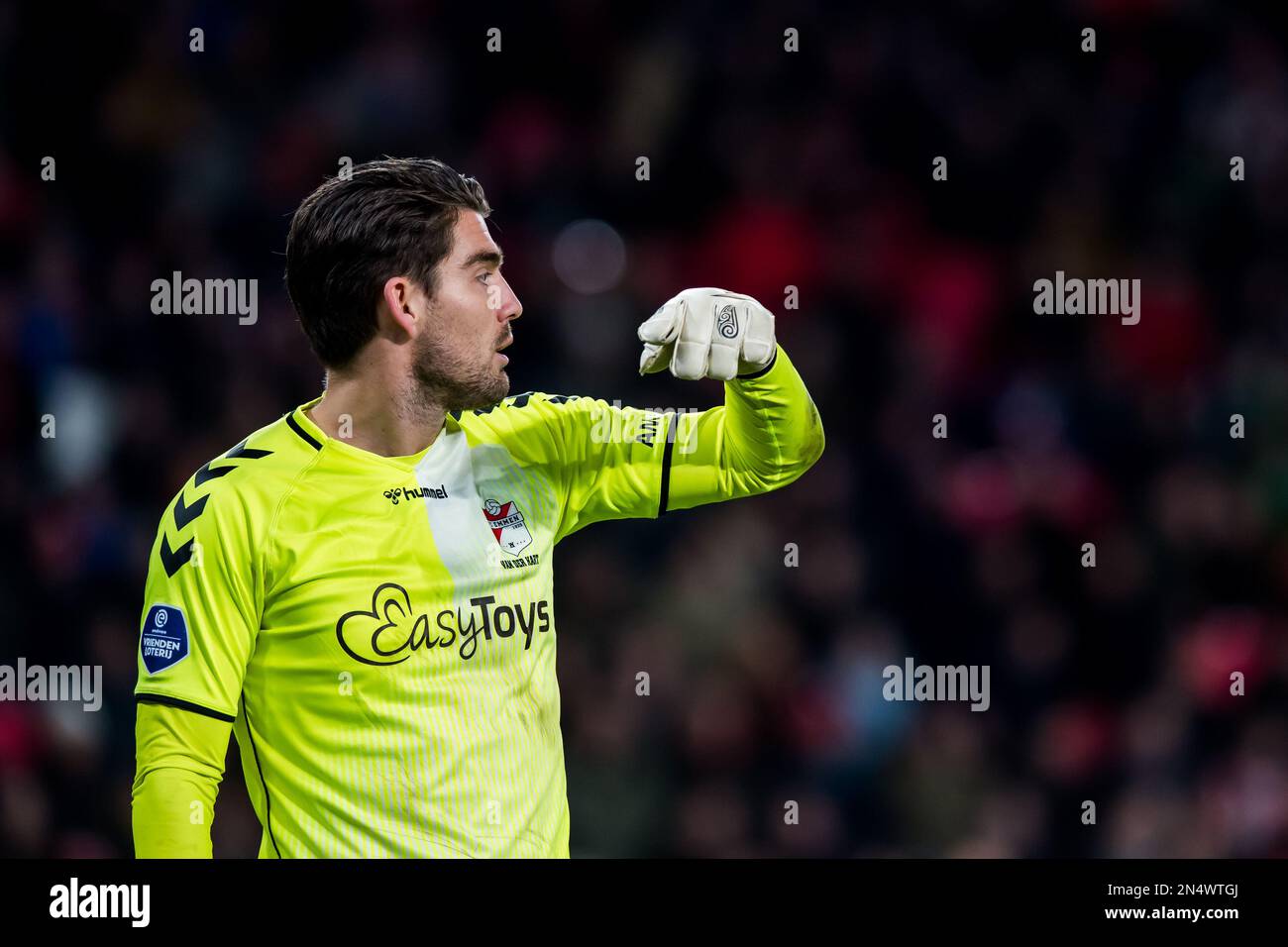 EINDHOVEN - FC Emmen goalkeeper Mickey van der Hart during the round of ...