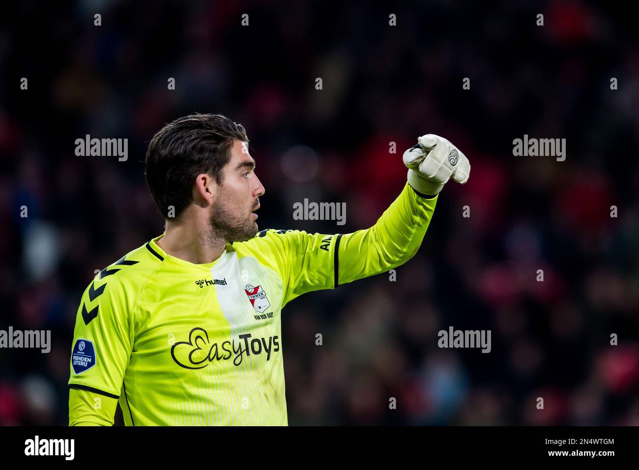 EINDHOVEN - FC Emmen goalkeeper Mickey van der Hart during the round of ...