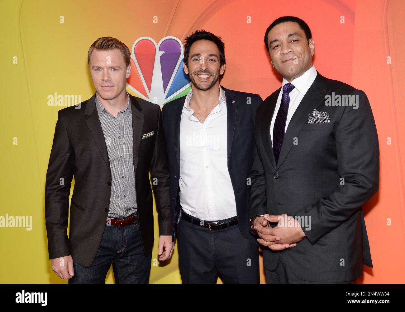 Actors Diego Klattenhoff, from left, Amir Arison and Harry Lennix from ...