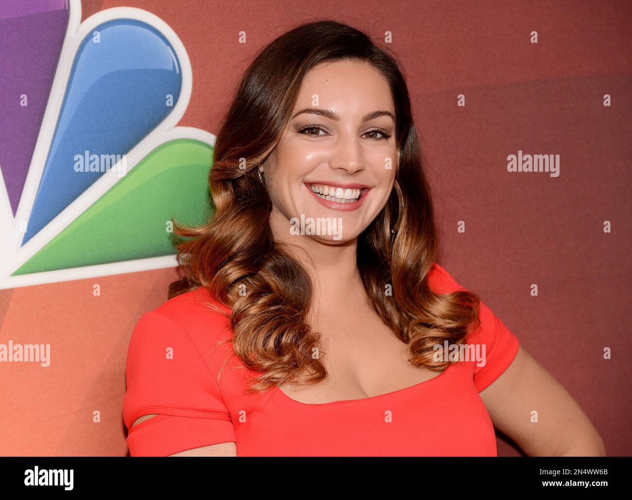 Actress Kelly Brook attends the NBC Network 2014 Upfront presentation at the Javits Center on ...