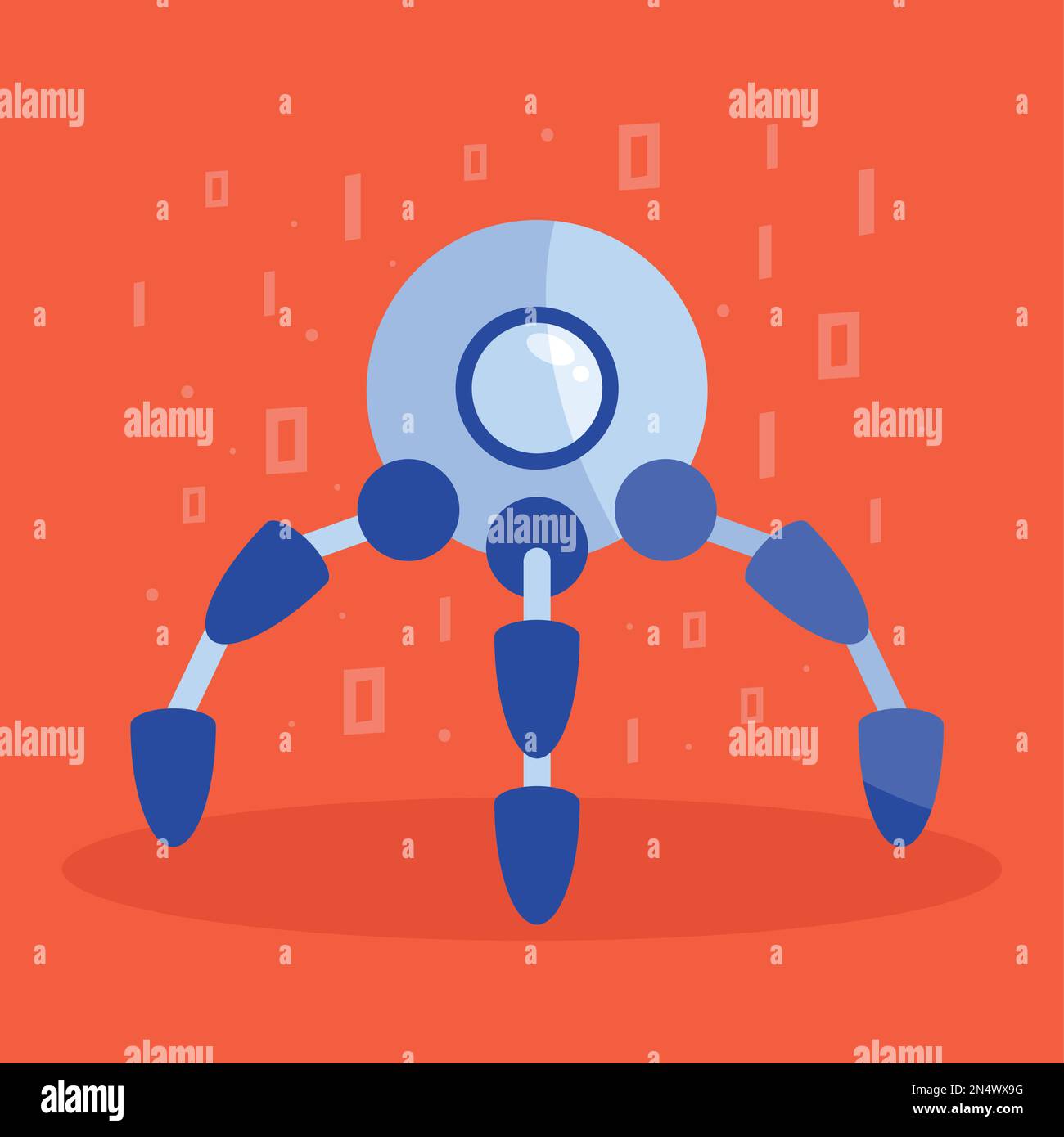 Tripod spider Stock Vector Images - Alamy