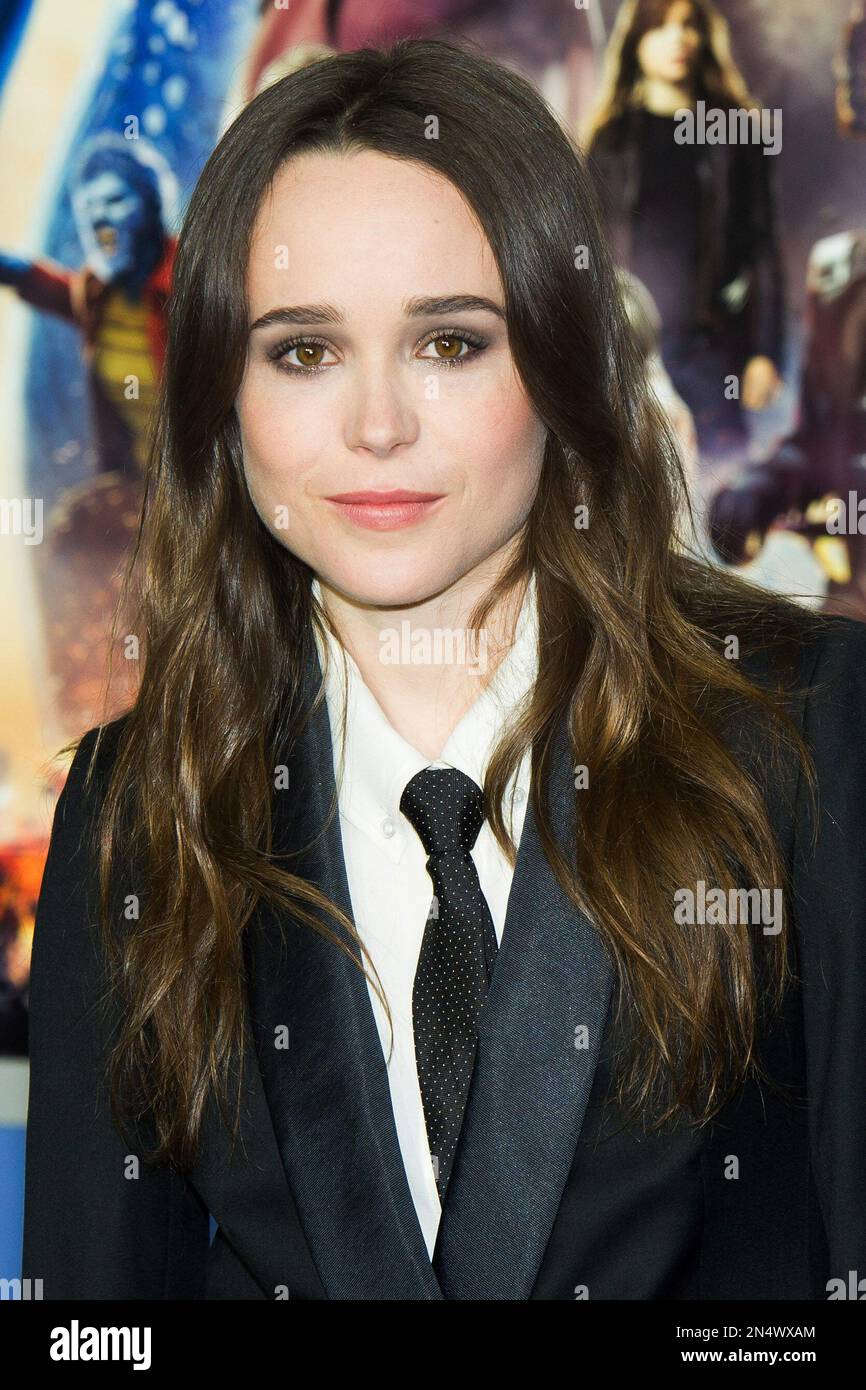 Ellen Page attends the "X-Men: Days of Future Past" world premiere on ...