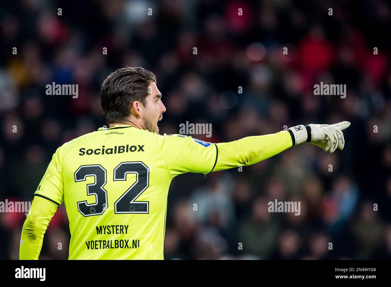 EINDHOVEN - FC Emmen goalkeeper Mickey van der Hart during the round of ...
