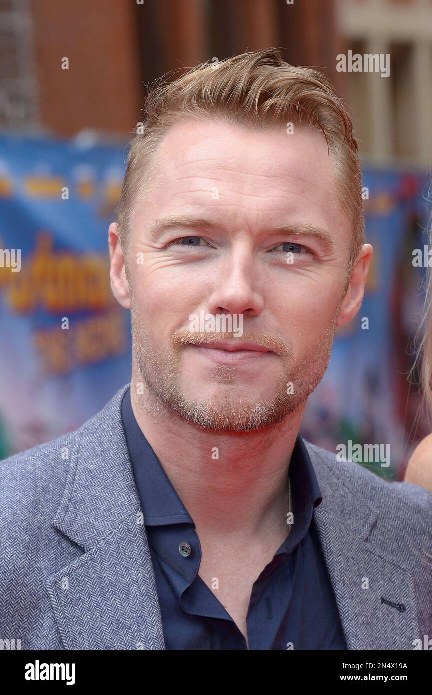 Ronan Keating poses for photographers on the red carpet for Postman Pat ...