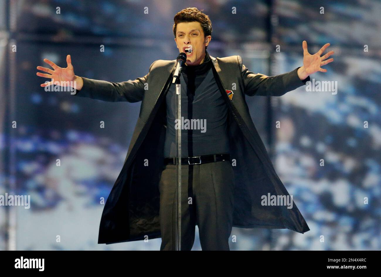 Singer Aram MP3 representing Armenia performs the song 'Not Alone ...