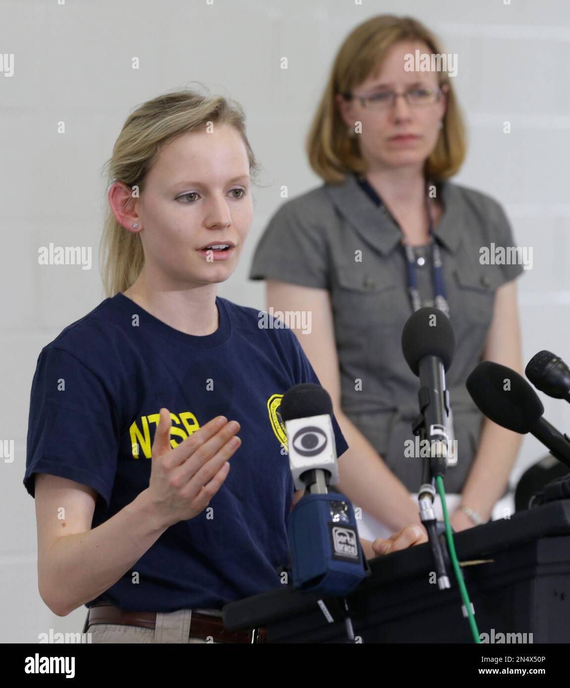 National Transportation Safety Board investigator Heidi Moats, answers ...