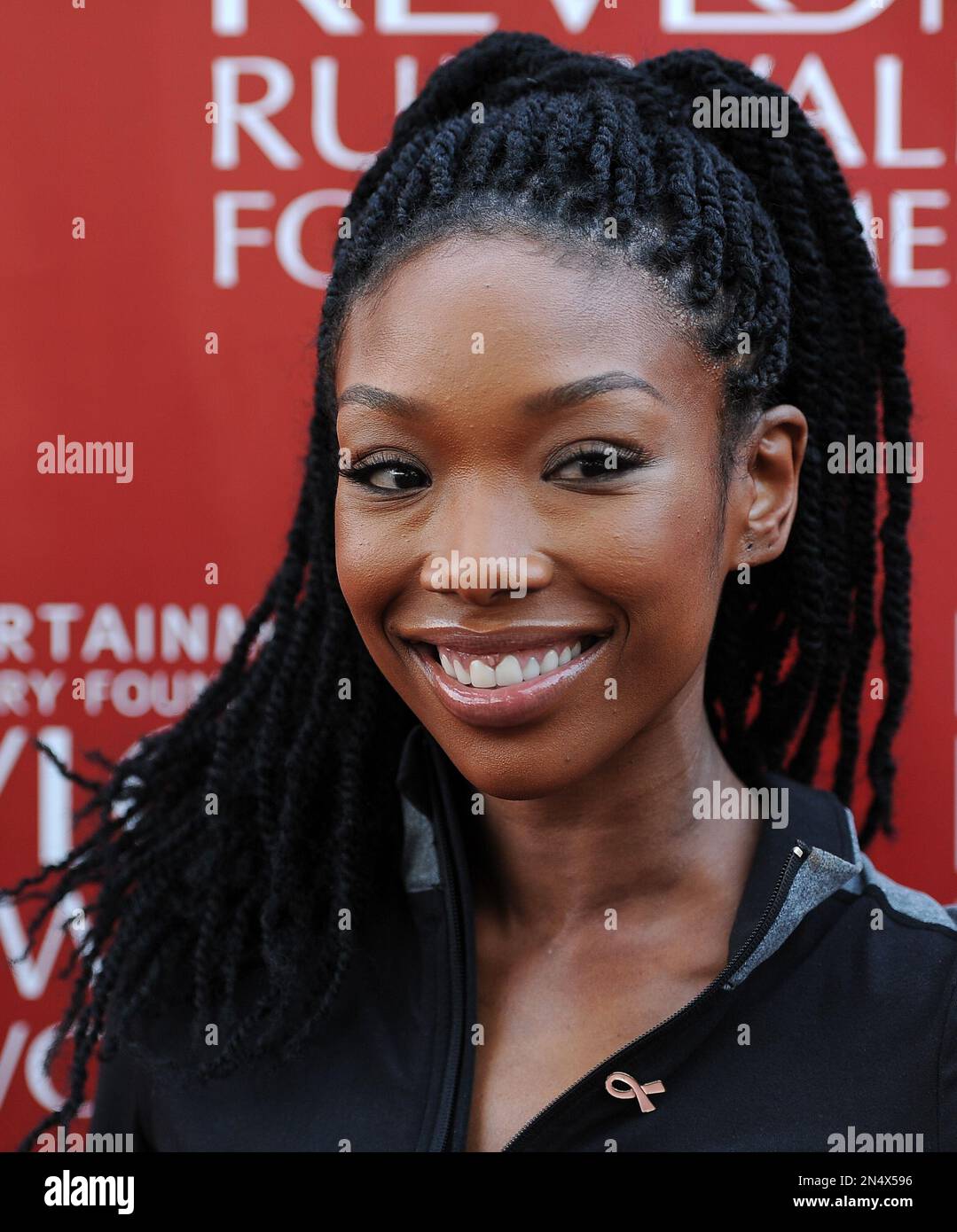 Singer Brandy poses at the 21st Annual EIF Revlon Run/Walk for Women on ...