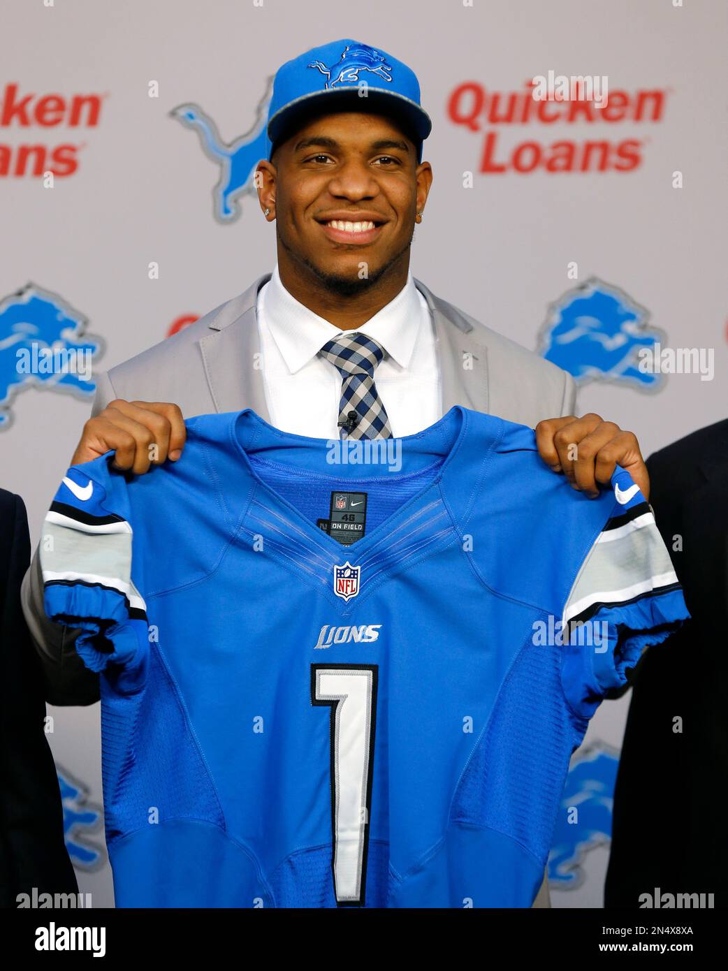 Detroit Lions NFL football first-round draft choice, 10th overall ...