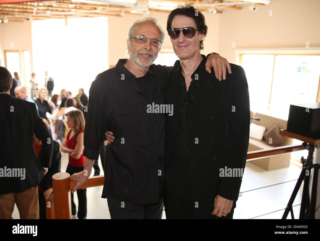 Herb Alpert, left, and Randy "Badazz" Alpert attend the 2014 Herb ...