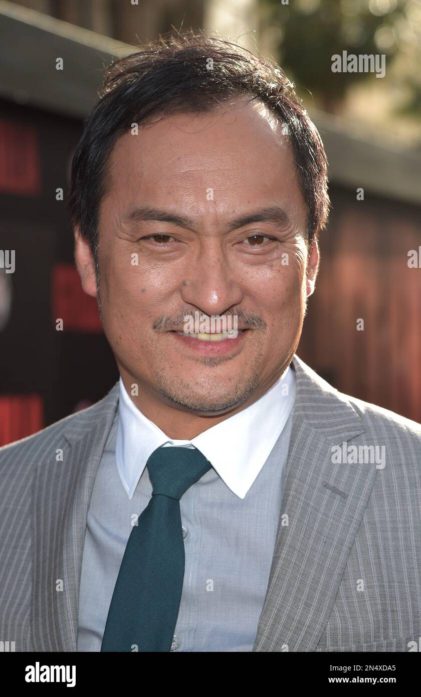 Ken Watanabe arrives at LA Premiere of "Godzilla" at the Dolby Theatre ...