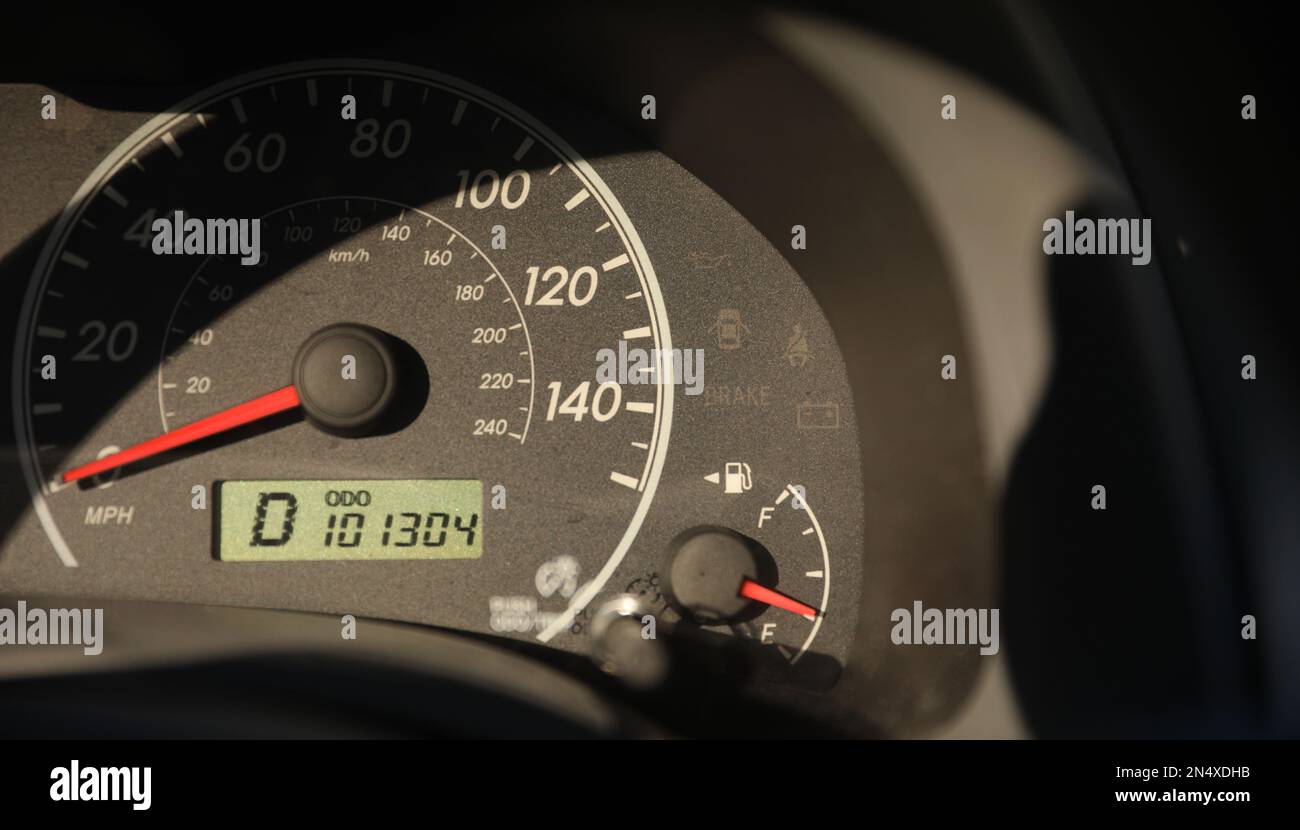 Speedometer tachometer dashboard in car hi-res stock photography and ...