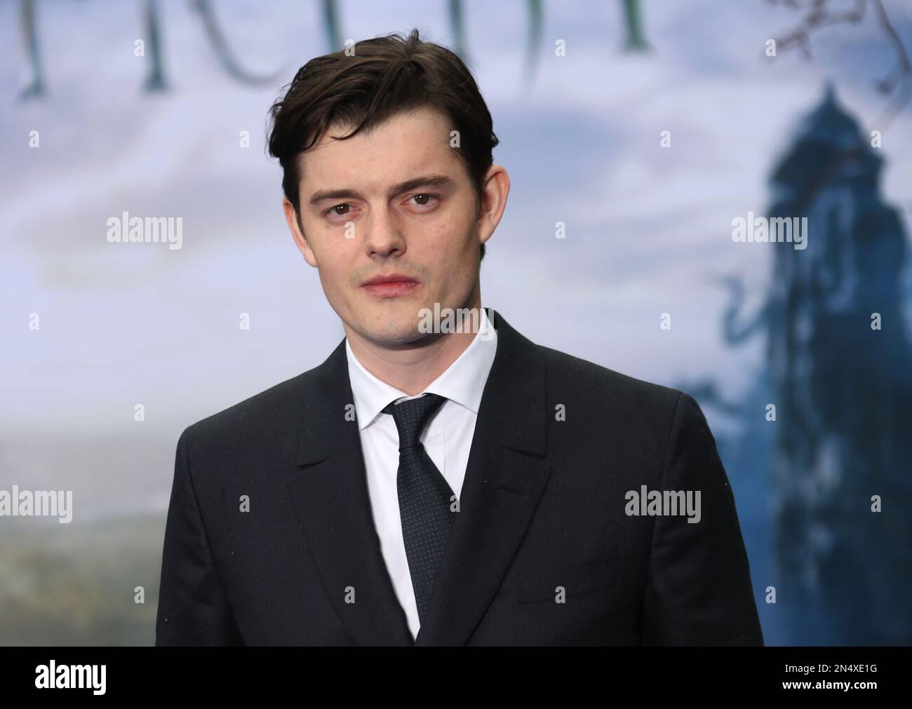 British actor Sam Riley poses for photographers as they arrive for the ...