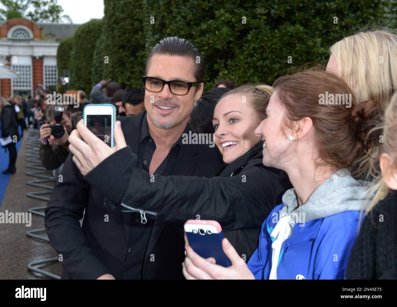 American Actor Brad Pitt seen at Kensington Palace on Thursday 8 May ...