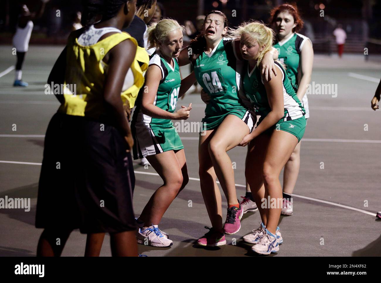 In this photo taken on Monday, April 28, 2014, Amy Ellison, with ...