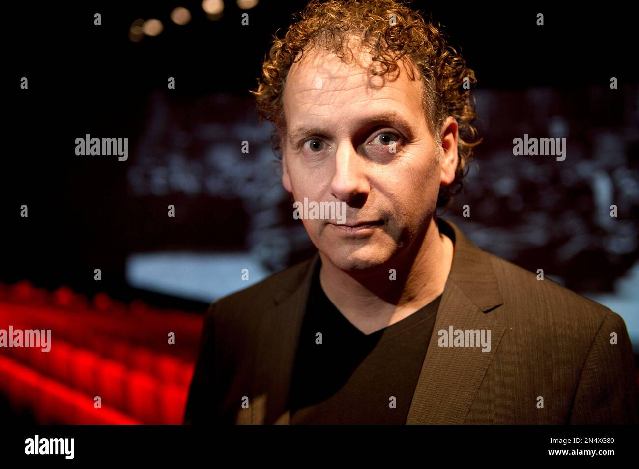 In this photo taken Friday, May 2, 2014 producer Robin de Levita poses ...
