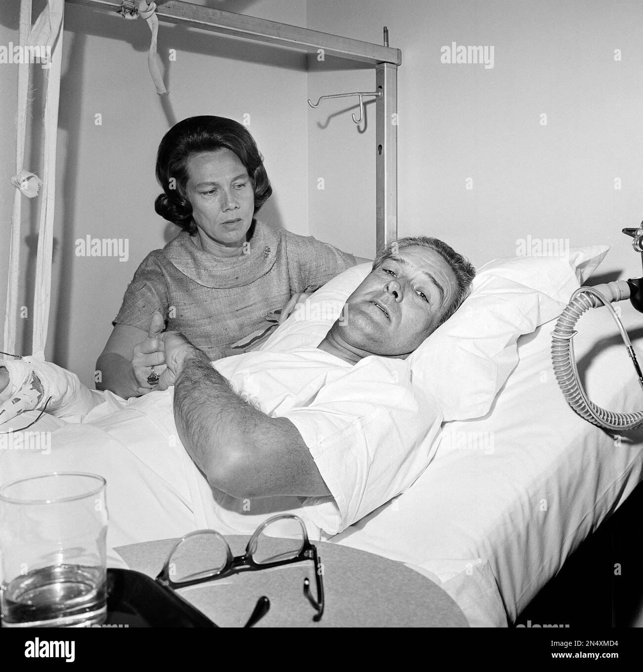 Governor John Connally of Texas, recovering from bullet wounds at ...