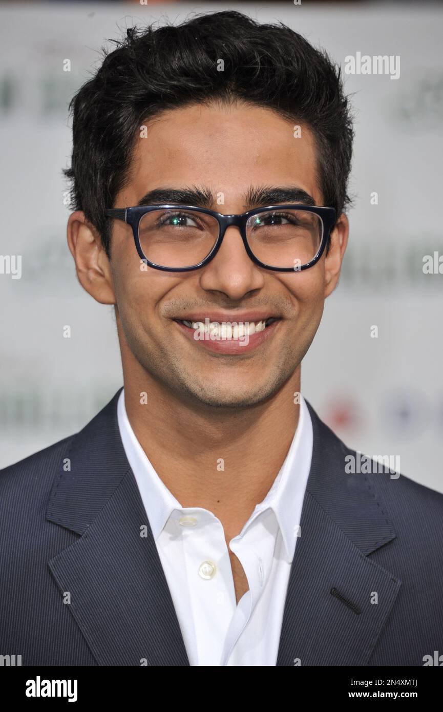 Suraj Sharma arrives at the world premiere of "Million Dollar Arm" on ...