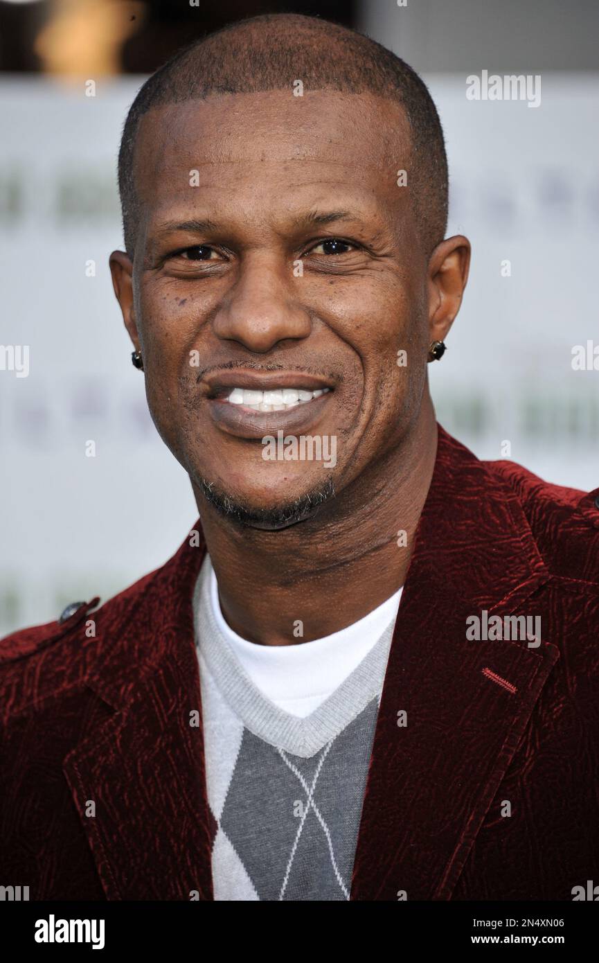 Eric Davis arrives at the world premiere of "Million Dollar Arm" on ...
