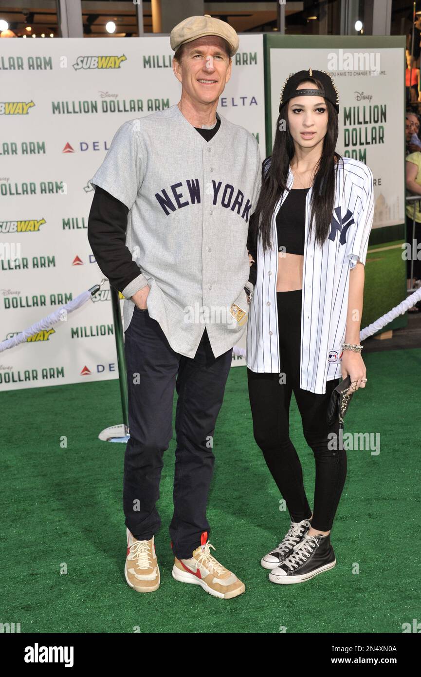 Matthew Modine, left, and Ruby Wylder Rivera Modine arrive at the world ...