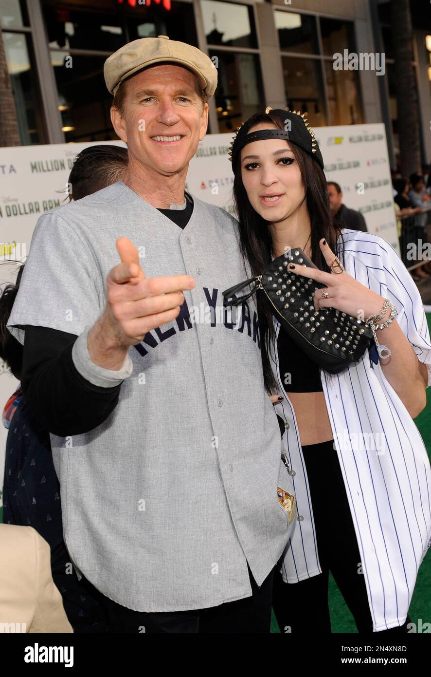Matthew Modine, left, and Ruby Wylder Rivera Modine arrive at the world ...