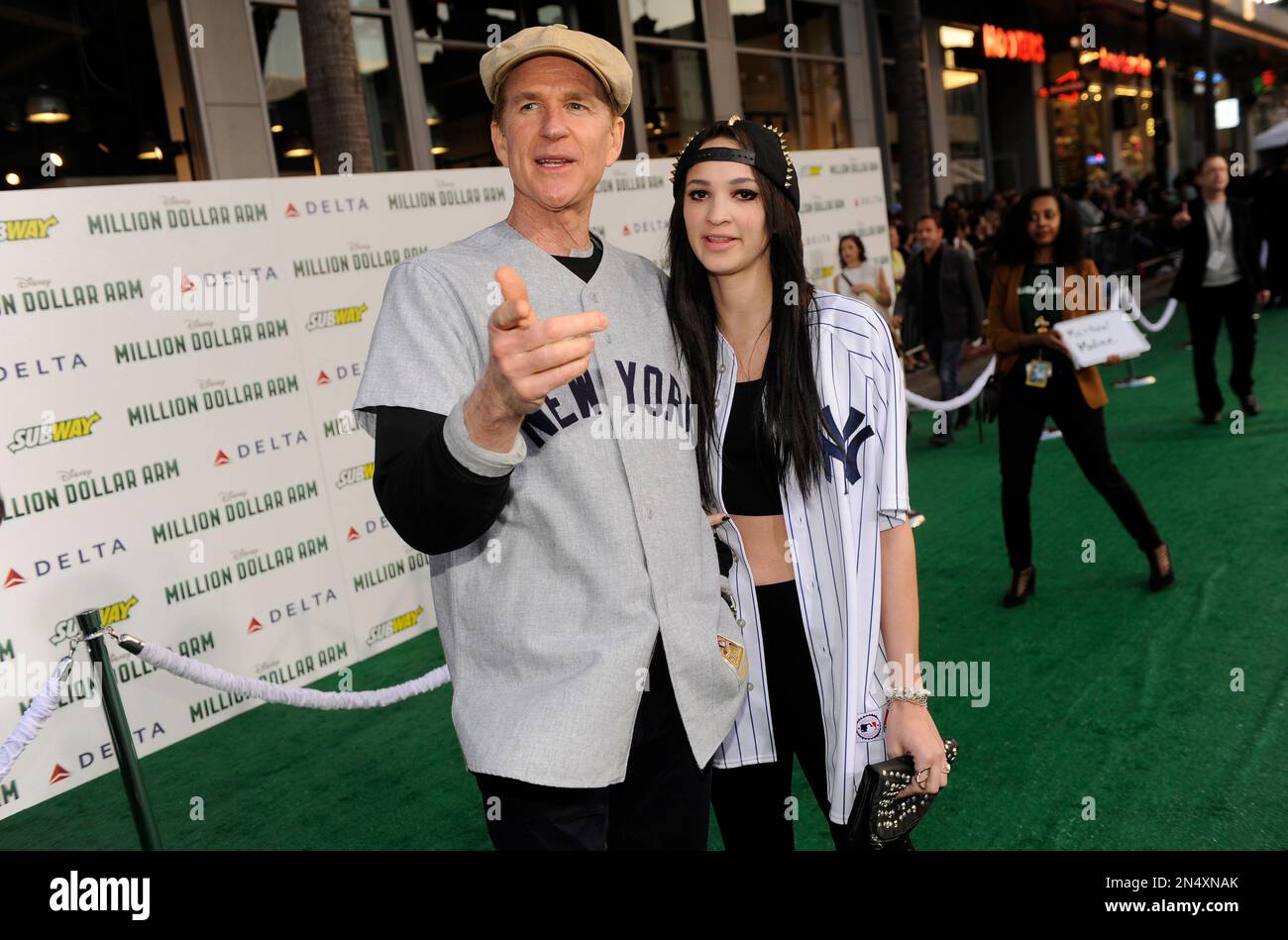 Matthew Modine, left, and Ruby Wylder Rivera Modine arrive at the world ...