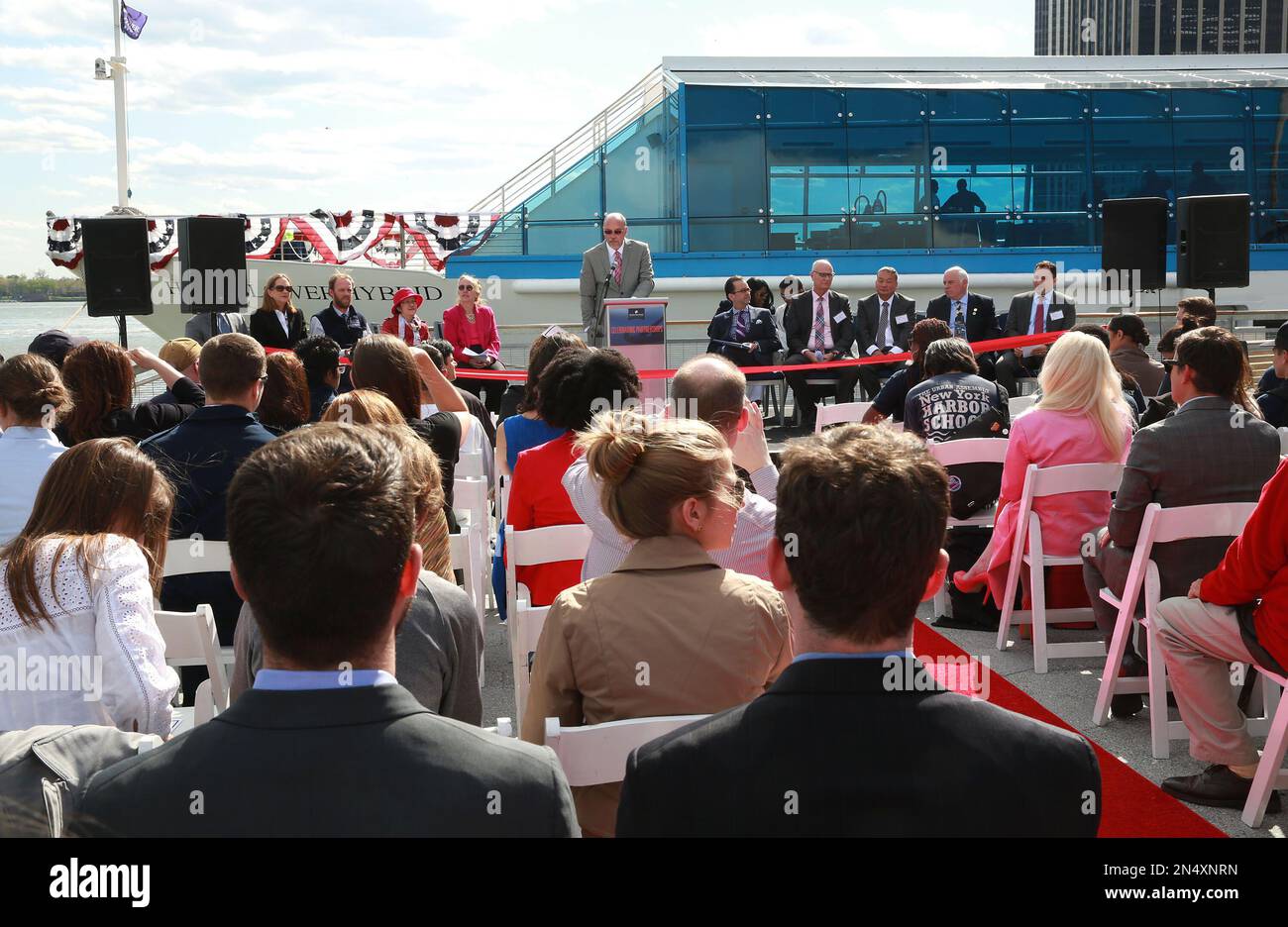 Tom D’Amato speaks at Hornblower Cruises & Events Pier 15 Launch Party ...