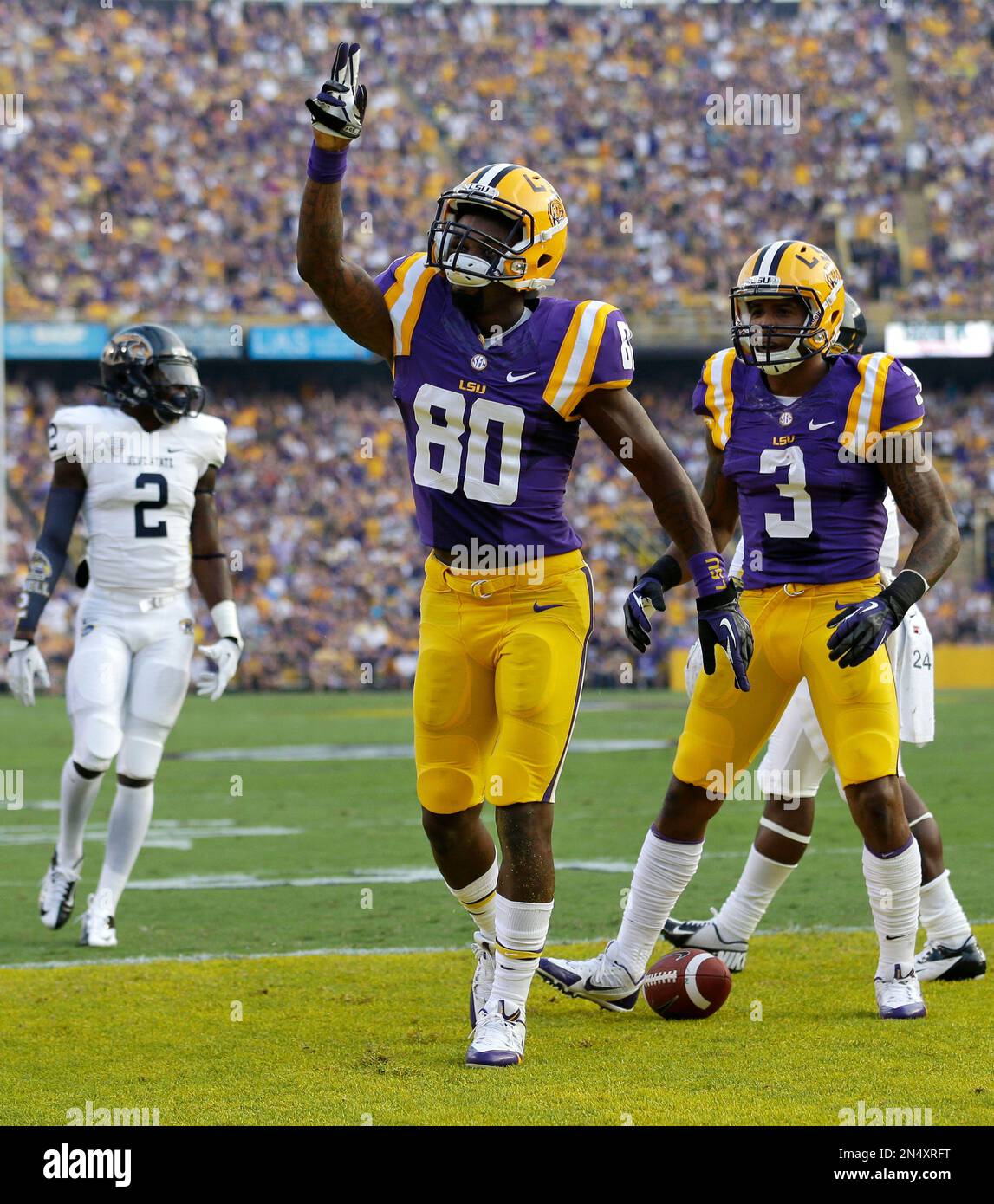 FILE - In this Sept. 14, 2013, file photo, LSU wide receiver Jarvis ...