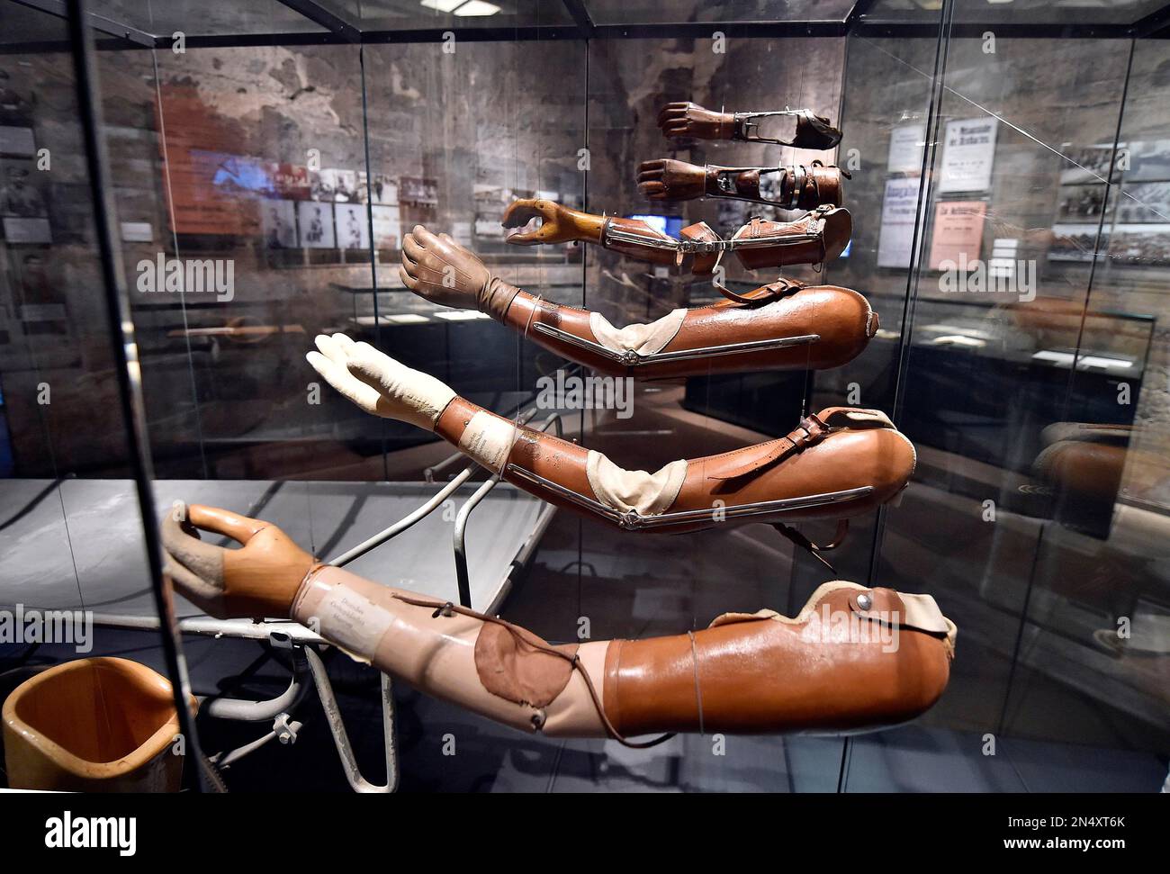 The development of historic arm prosthesis from World War I and II is ...