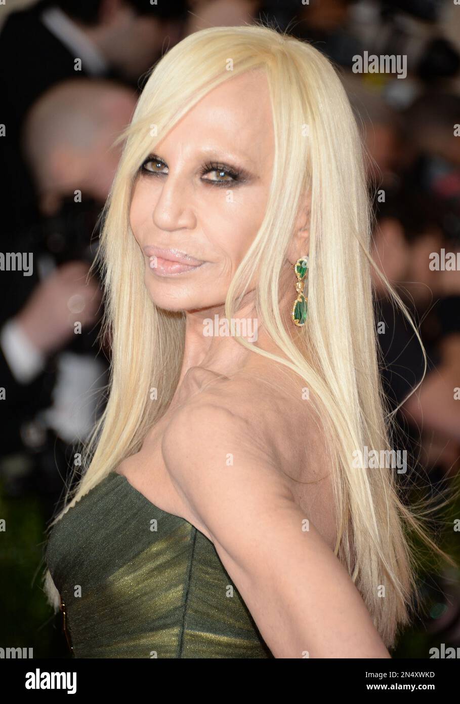 Donatella Versace attends The Metropolitan Museum of Art's Costume ...