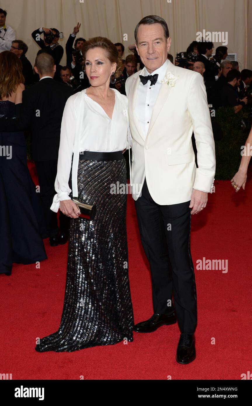 Bryan Cranston, right, and Robin Dearden attend The Metropolitan Museum ...