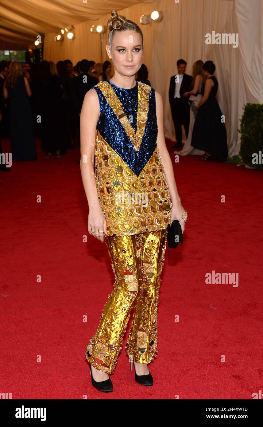 Brie Larson attends The Metropolitan Museum of Art's Costume Institute ...