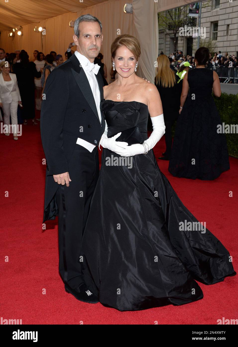 Katie Couric, left, and John Molner attend The Metropolitan Museum of ...