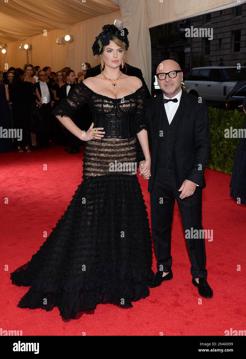 Kate Upton and Domenico Dolce attend The Metropolitan Museum of Art's ...