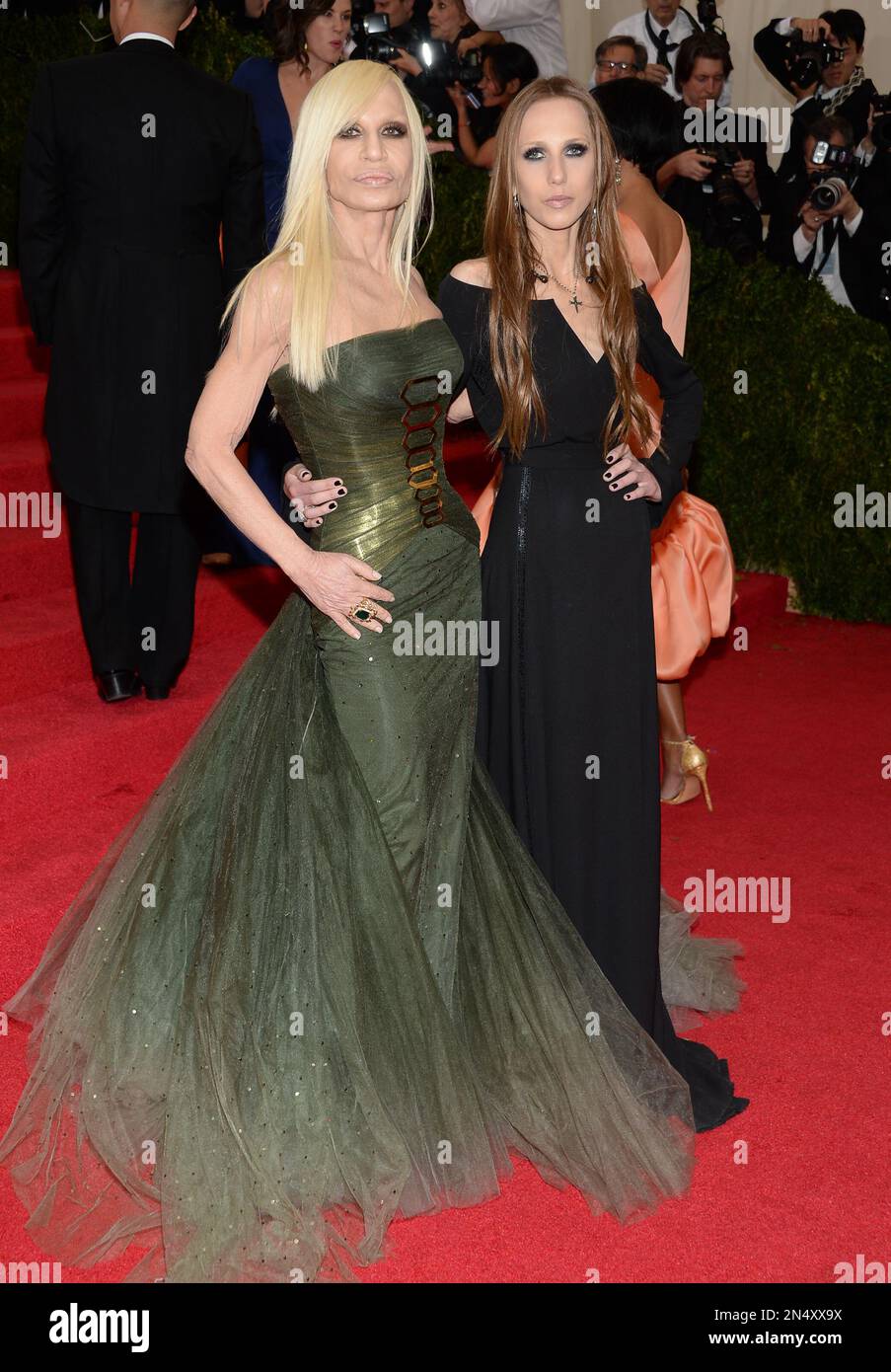 Donatella Versace and Allegra Versace attend The Metropolitan Museum of ...