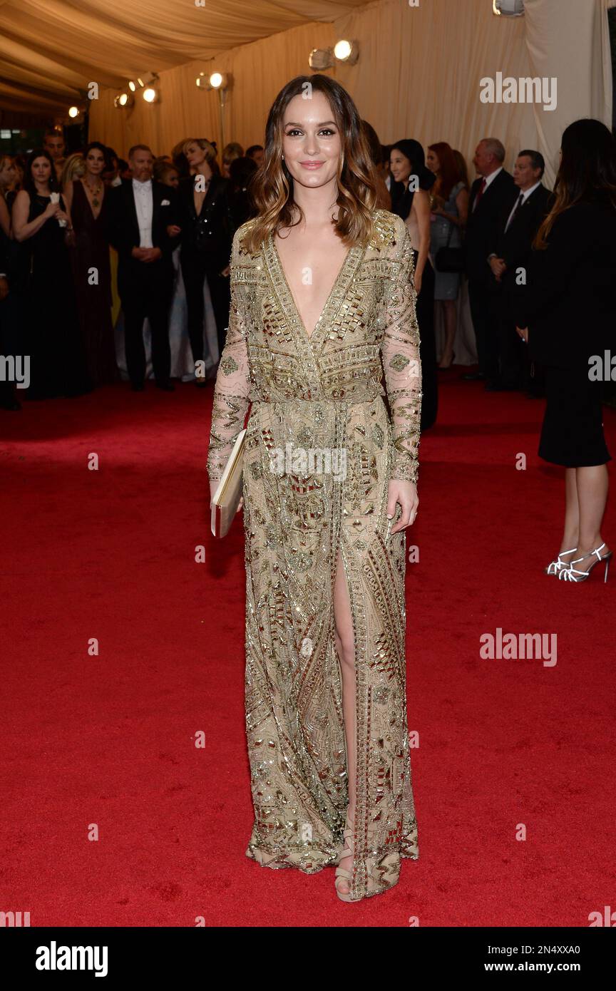 Leighton Meester attends The Metropolitan Museum of Art's Costume ...