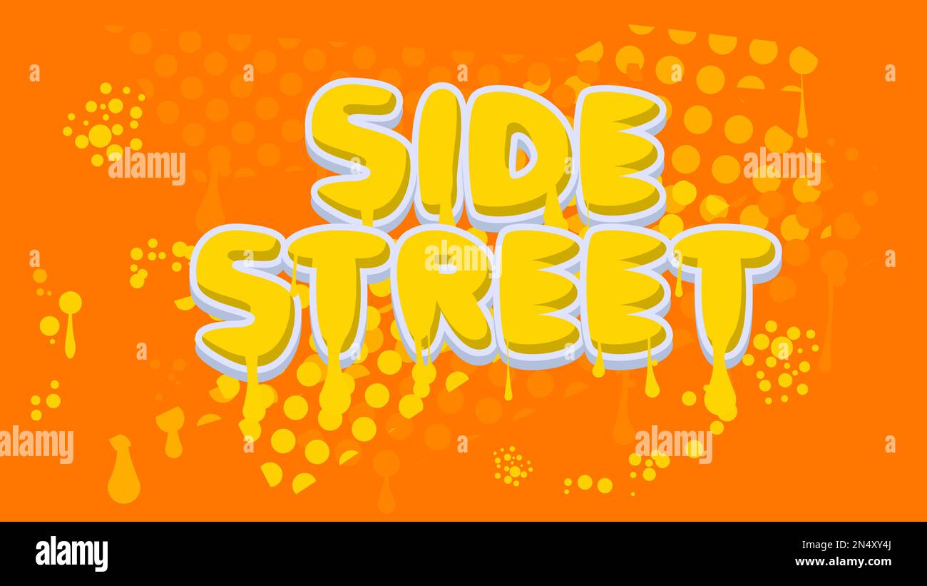 Graffiti in alley in art Stock Vector Images - Alamy