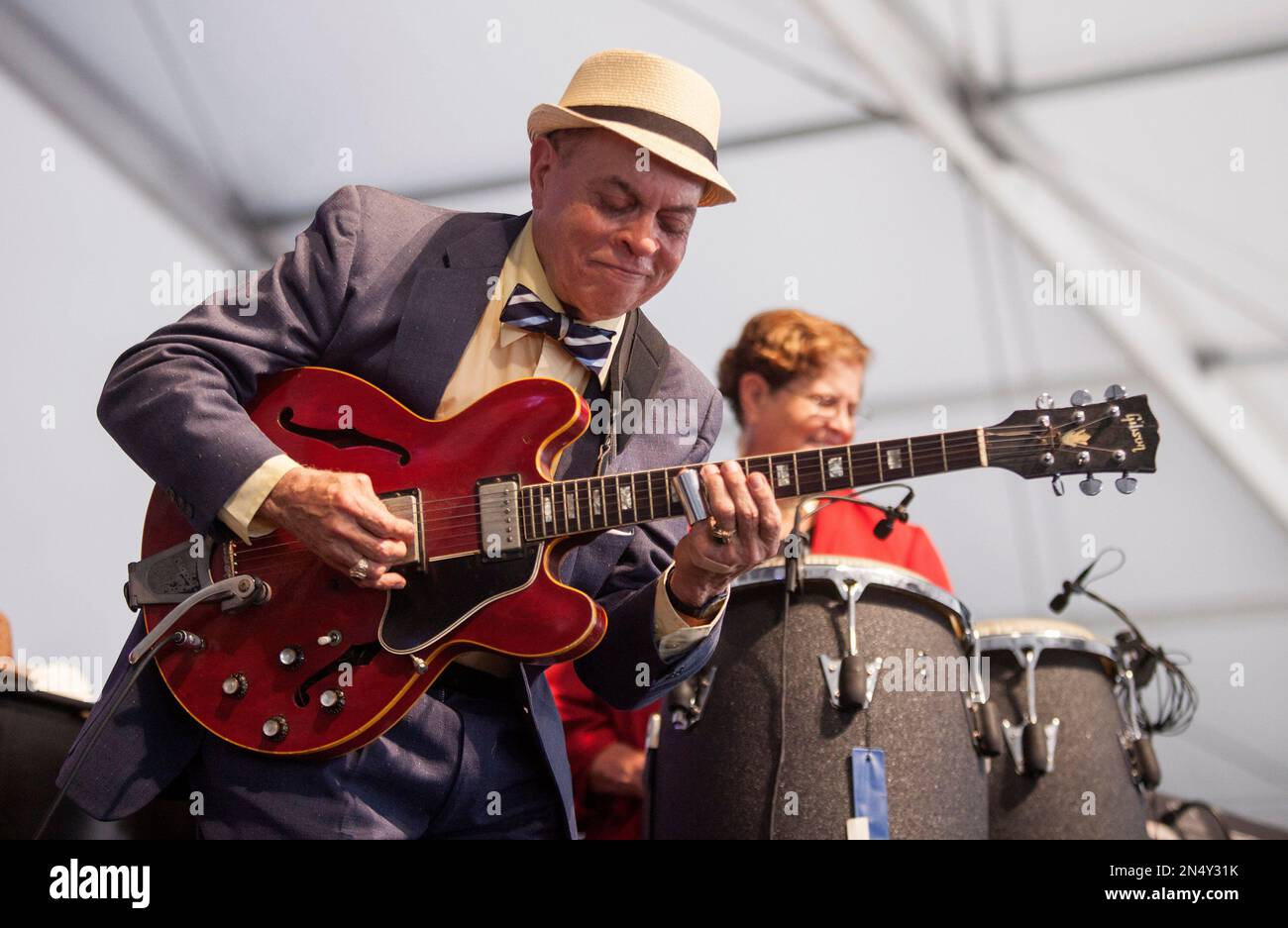 Deacon John performs at the New Orleans Jazz and Heritage Festival in ...