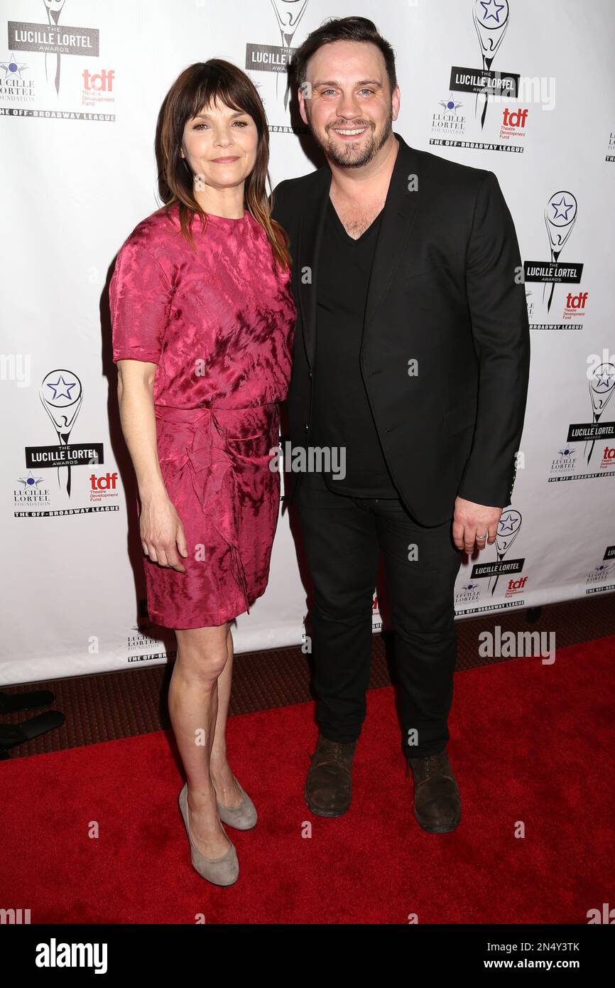 Kathryn Erbe and actor Daniel Talbott attend the 29th Annual Lucille ...