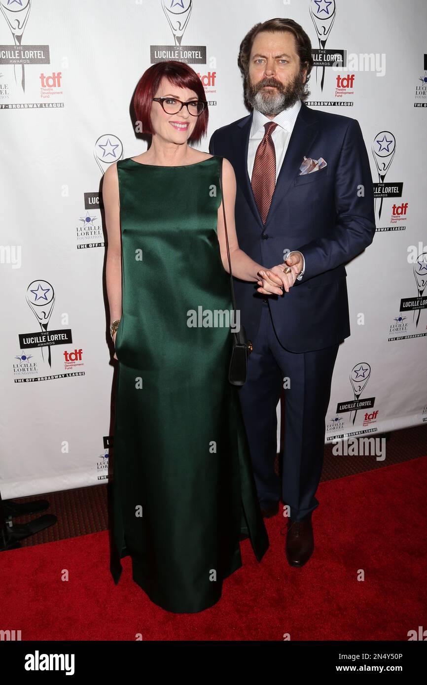 Actress Megan Mullally and actor Nick Offerman attend the 29th Annual ...