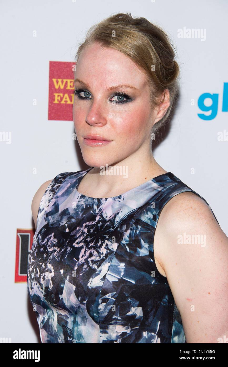 Emma Myles attends the GLAAD Media Awards on Saturday, May 3, 2014 in ...