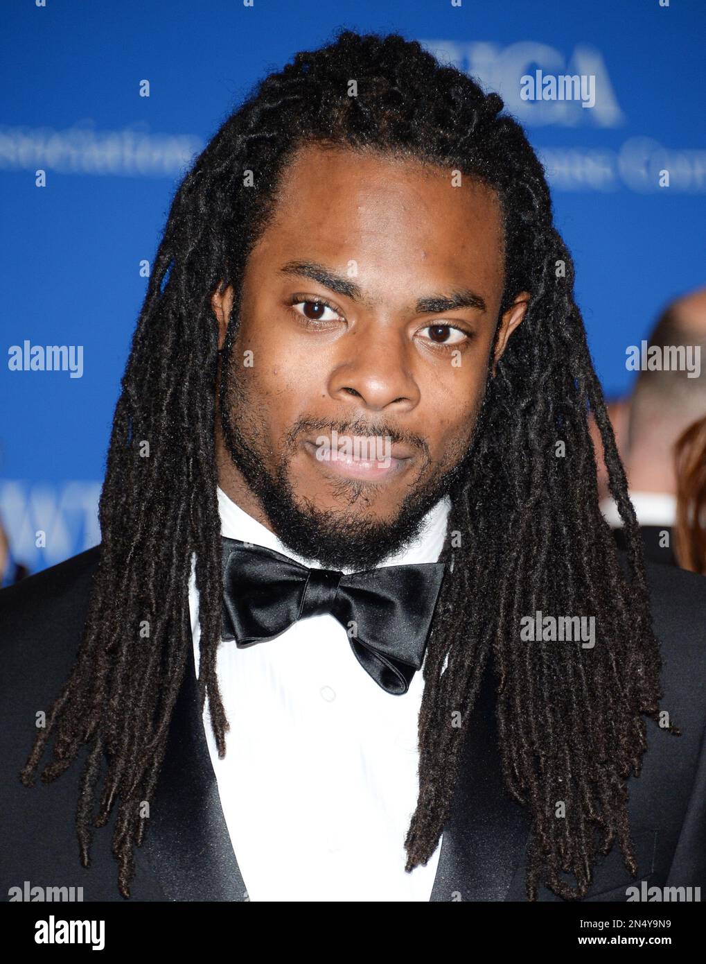 NFL football player Richard Sherman attends the White House ...