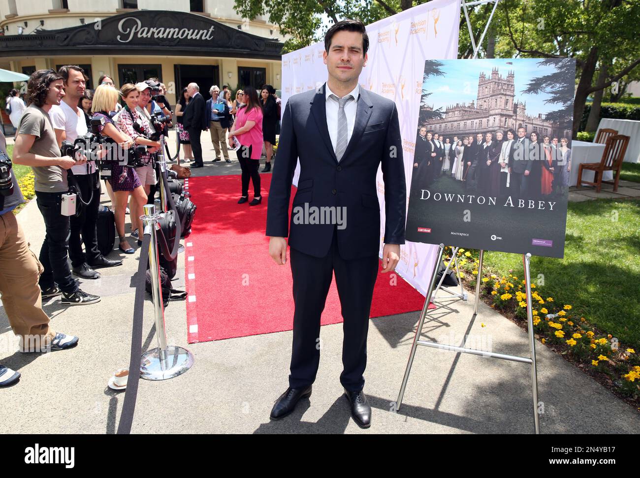 Actor Robert James-Collier arrives at An Afternoon with "Downton Abbey ...