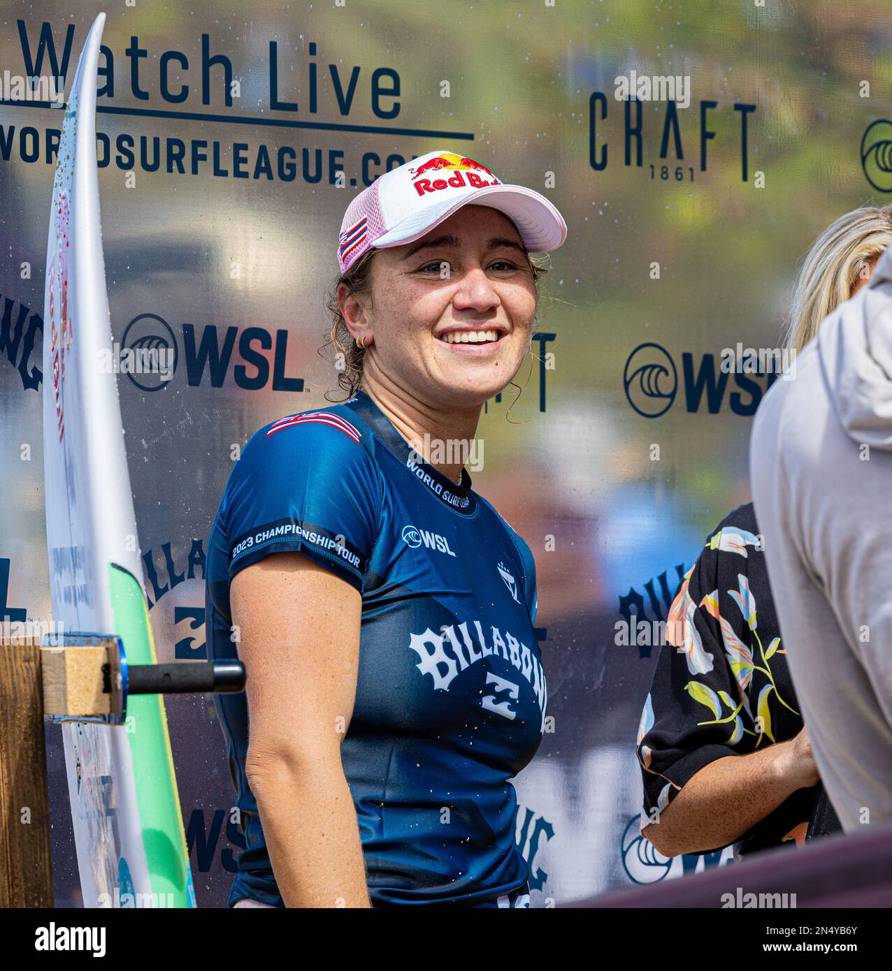 Haleiwa, HI, USA. 8th Feb, 2023. Womens Champion Carissa Moore of ...