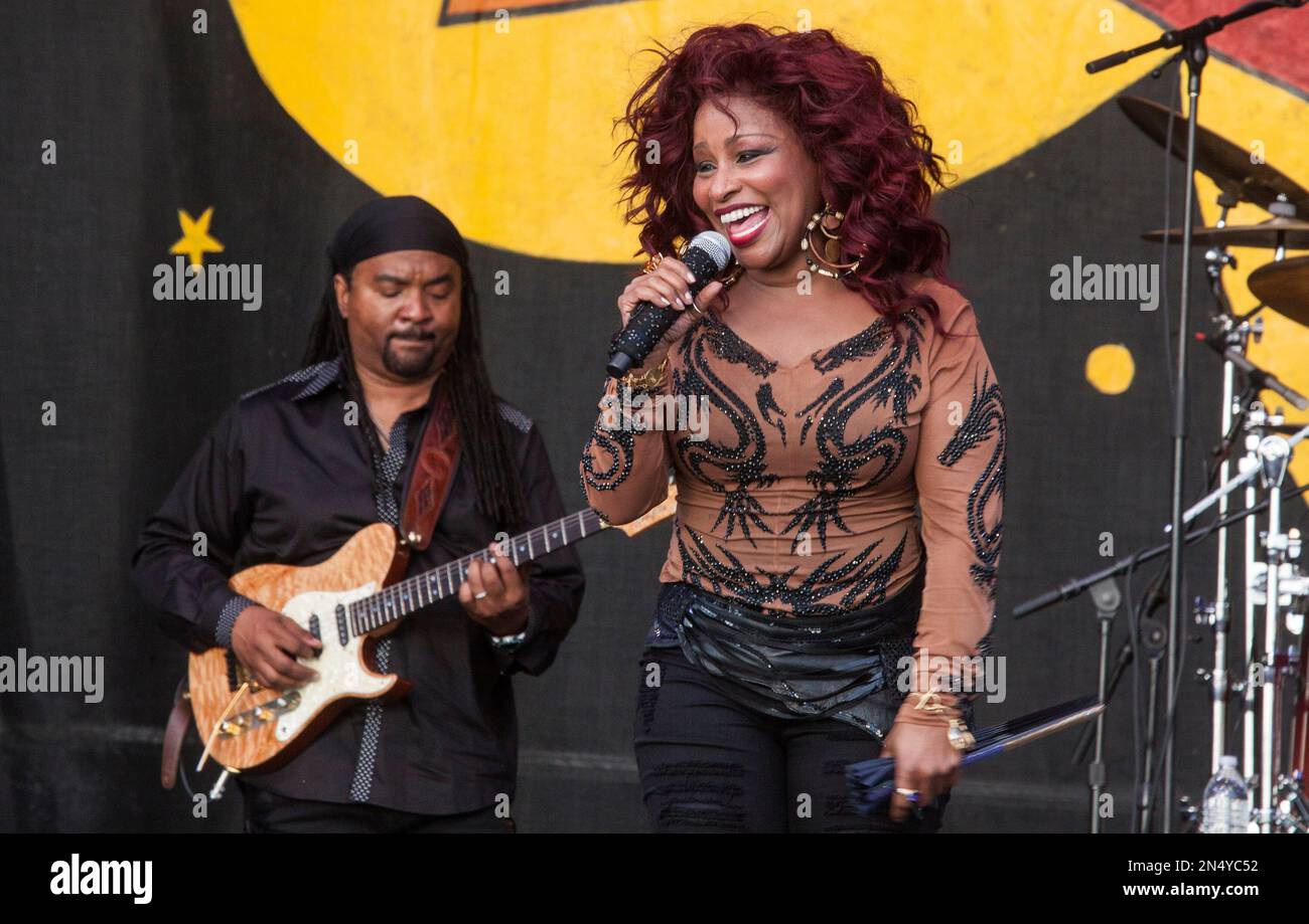 Singer Chaka Khan performs at the New Orleans Jazz and Heritage ...