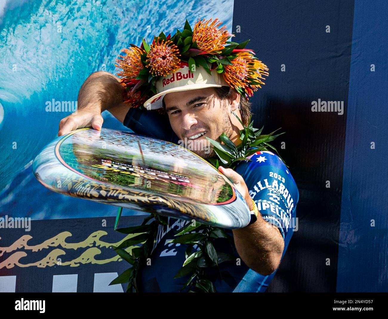Haleiwa, HI, USA. 8th Feb, 2023. Mens Champion Jack Robinson of ...