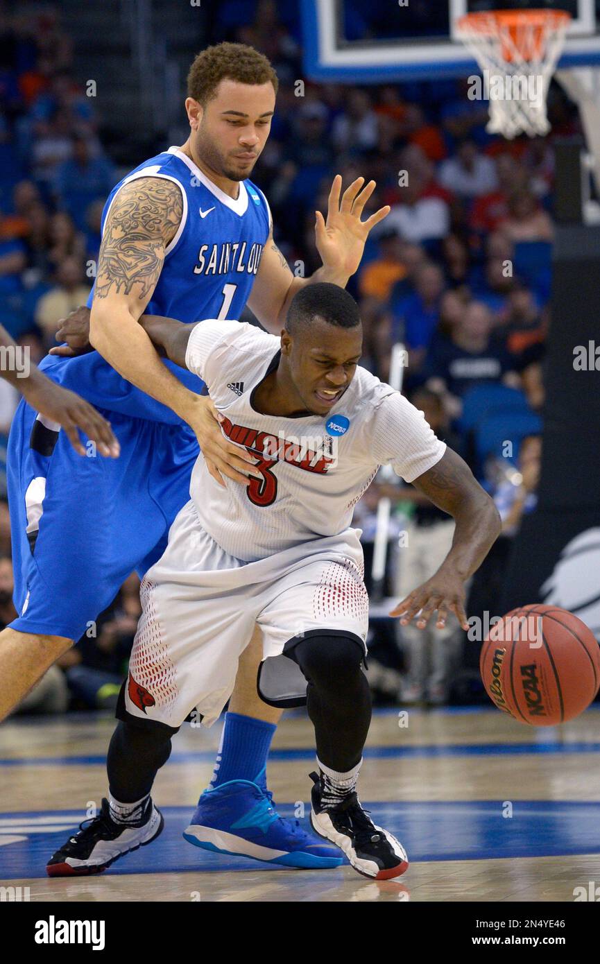 Louisville Guard Chris Jones 3 Is Stripped Of The Ball By Saint Louis Forward Grandy Glaze 1