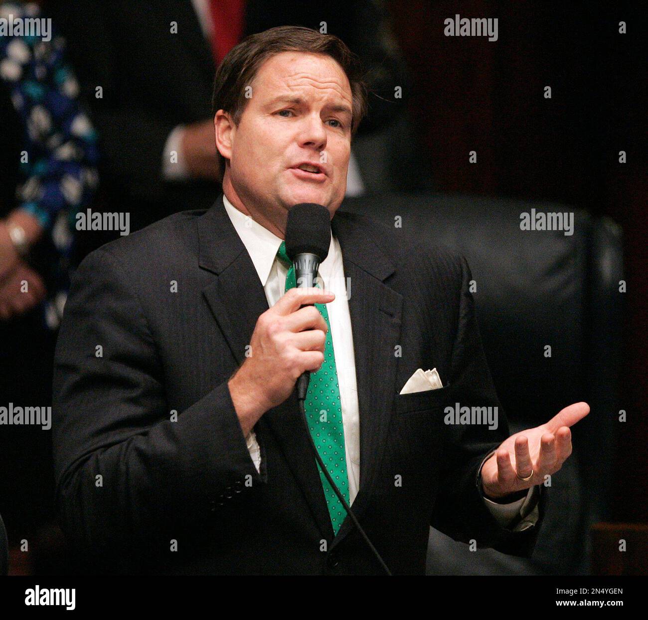 Sen. Aaron Bean, R-Fernandina Beach, presents a bill concerning ...