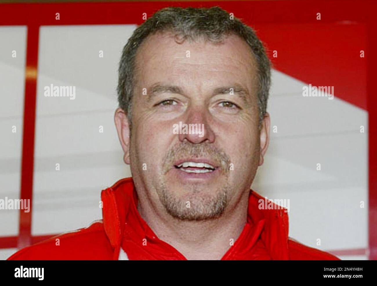 FILE - This undated file photo shows Ferrari employee, Nigel Stepney ...